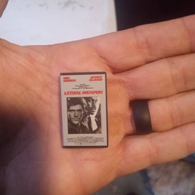 Mini 1:6 VHS K-Z Titles Tapes Choose the Movie Retro Miniatures 80's ...