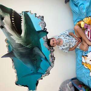 Beach Wall Decal Shore Sunset 3D Smashed Wall Art Sticker - Etsy