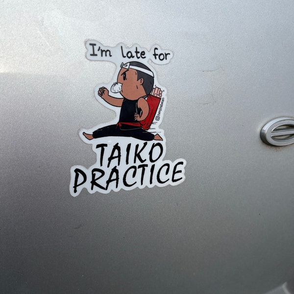 Taiko Japanese Drumming Chibi Stickers Notebook Water Bottle Scrapbook ...