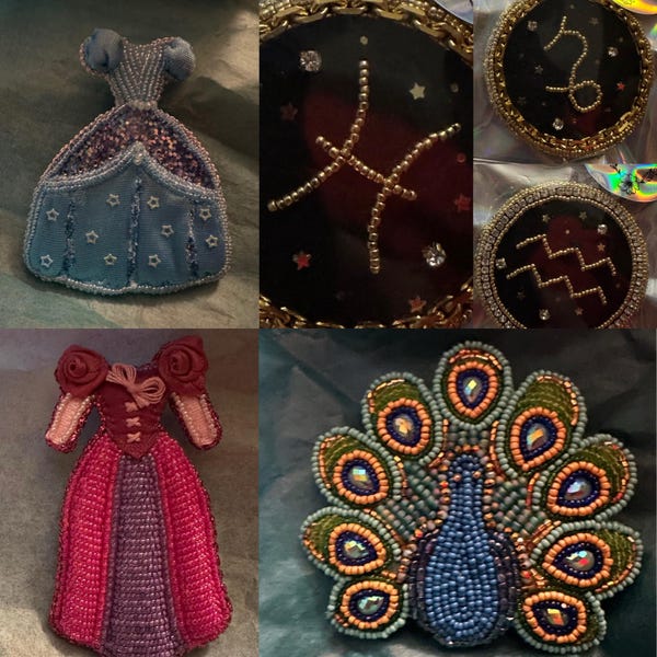 Pocket Watch Beaded Keychain - Etsy