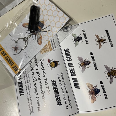 Bee Revival Kit With Plantable Paper rose Gold - Etsy