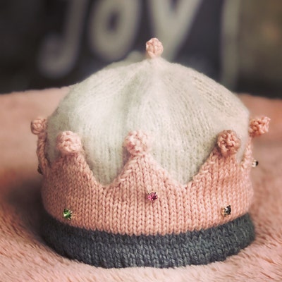 The Royal Beanie Knitting Pattern - Etsy