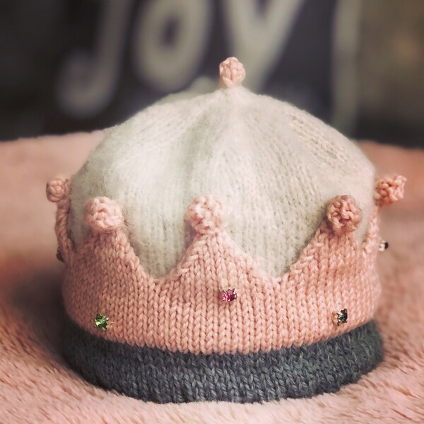 The Royal Beanie Knitting Pattern - Etsy