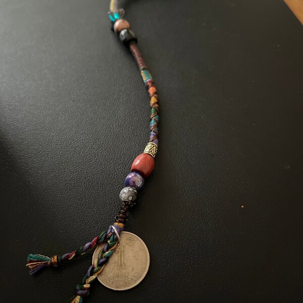 Standard Beaded Pirate Hair Wrap Extension -- Halloween Clip In/braid ...