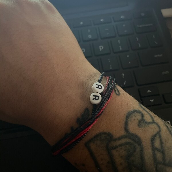 Adjustable Wax String Name Bracelet, String Word Bracelet, String ...