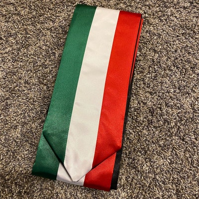 Italy Flag Graduation Sash/stole International Study Abroad Adult ...
