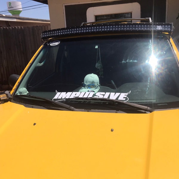 Impulsive Windshield Banner - Etsy
