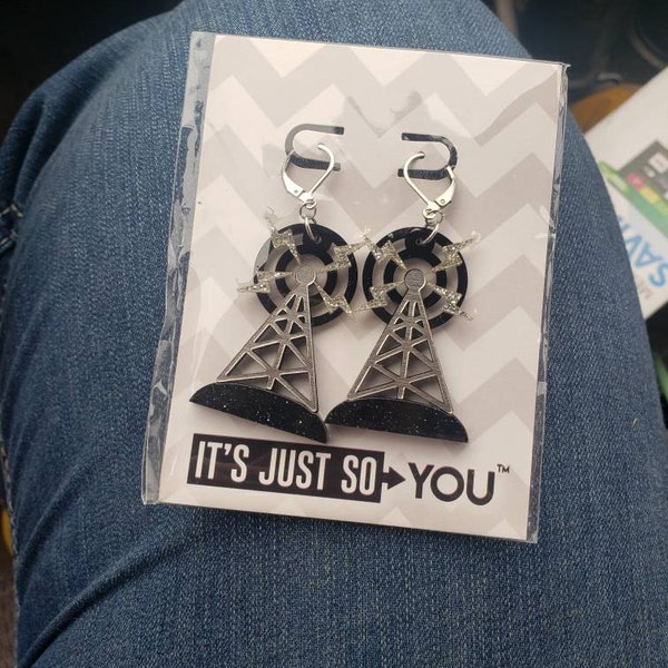 Retro Classic RKO Radio TV Broadcast Antenna Tower Station Electric ...