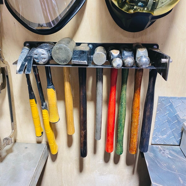 Garage Hammer / Mallet Rack - Tool Organizer - Etsy