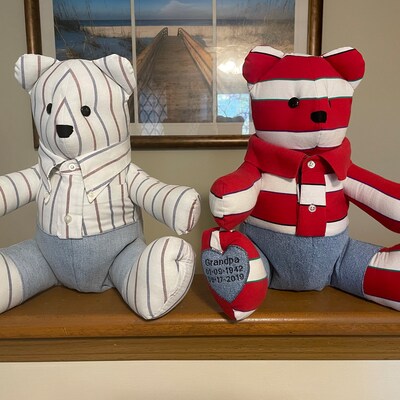 Memory Bears Keepsake Teddy Bears Custom Made From Your Loved Ones ...
