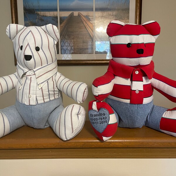 Memory Bears Keepsake Teddy Bears( Custom Made From Your Loved Ones ...