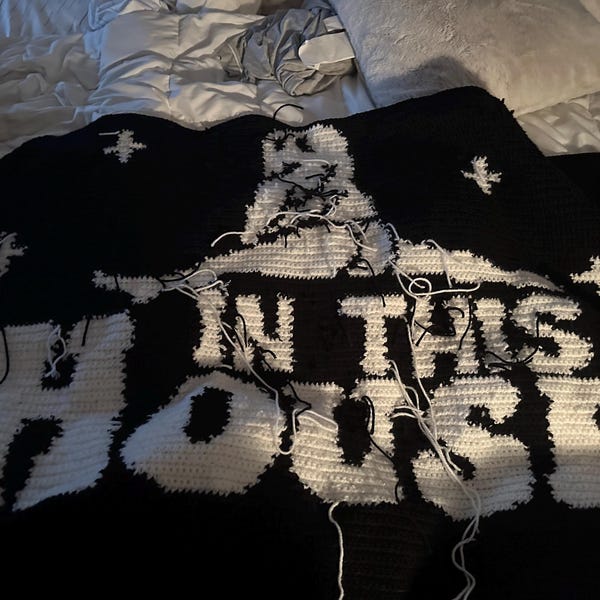 Crochet Pattern//ouija Board//single Crochet Tapestry//graph and ...