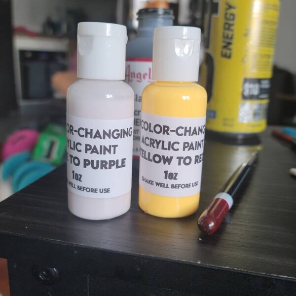 UV Color Changing Fabric & Airbrush Paint 3 Pack Changes Color in ...