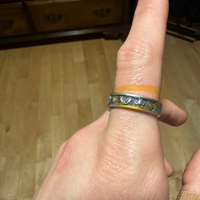 Japanese Koi Fish Band Ring, Handmade Men Ring, Mens Ring, Unique Ring ...