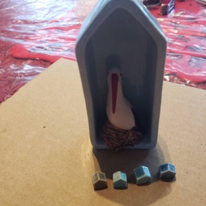 Norway House Forest Cabin Ceramic Little House Tree - Etsy