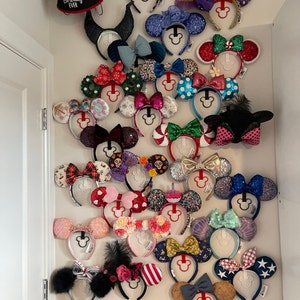 Mickey Ear Wall Displays 5 and 10 Packs - Etsy