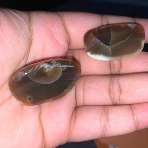 Mock Blue Lightning Stone Half Cut and Resin Enhanced - Etsy