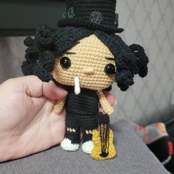 AMIGURUMI PATTERN Slash Crochet Pattern | Guns N' Roses | PDF Pattern ...
