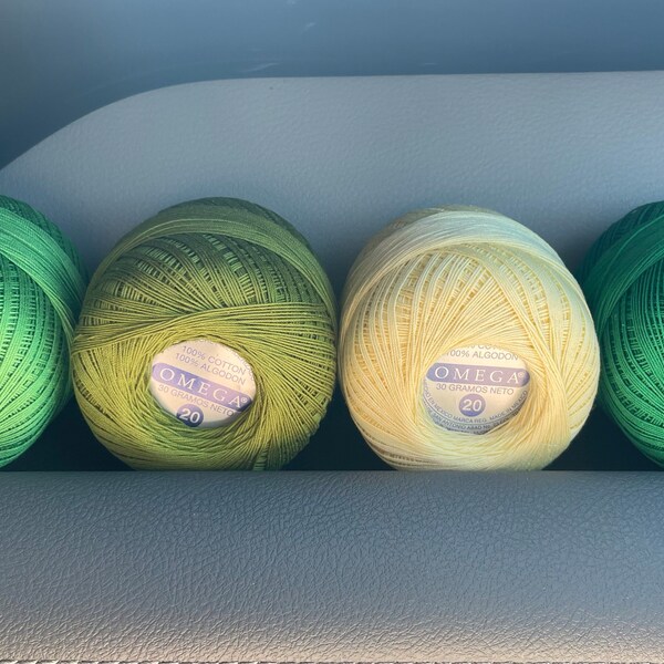 Crochet Thread Size 20 (30g) / Omega Crochet Thread / 100% Fine ...