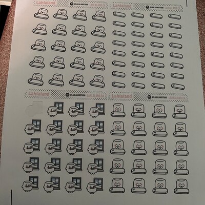 Health Stickers Digital Stickers Sick Stickers Printable - Etsy