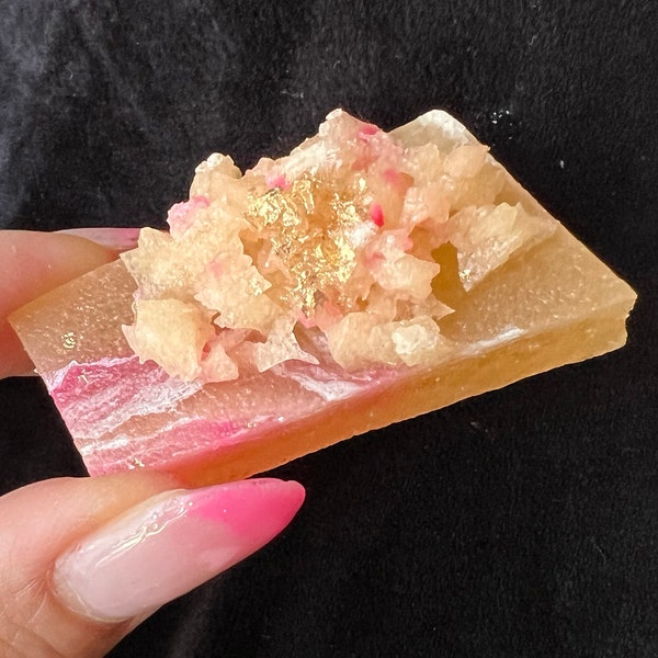 Peach Moonstone Kohakutou Candy, Edible Jewelry, Vegan, Gluten Free ...