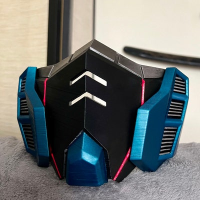 Anime Battle Mech Cosplay Mask Made in US Fast Shipping 3D Printed ...