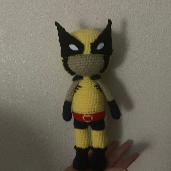 Crochet Amigurumi Pattern Wolverine X-men Logan - Etsy