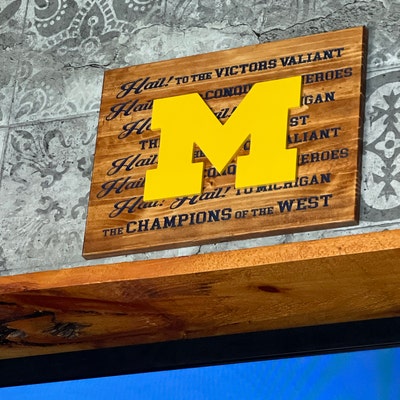 University of Michigan Sign - Etsy
