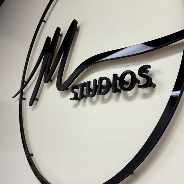 Custom Laser Cut Logo Sign,lobby Sign, Office Decor, Office Sign for ...