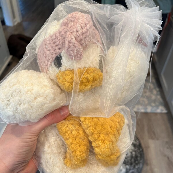 Baby Della Duck | Crochet Duck | Crochet Snuggler | Duck Snuggler ...