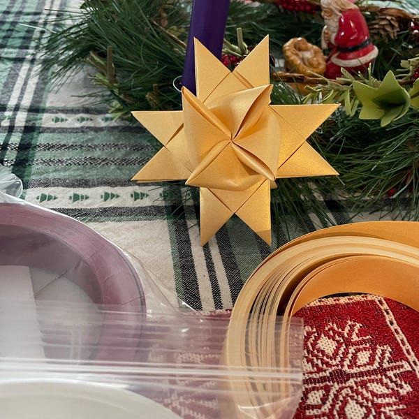 10 German Paper Stars Froebel Stars Moravian Stars Star Ornaments - Etsy