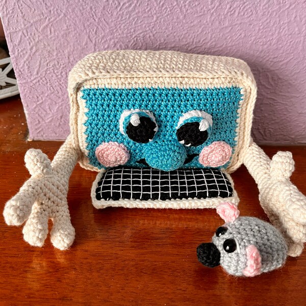 Crochet PATTERN Computer - Amigurumi Computer - Crocheted Miniature Pc ...