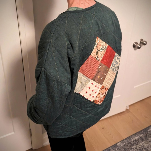 Sage Jacket PDF Sewing Pattern (sizes 4-24), Quilted Jacket Sewing ...