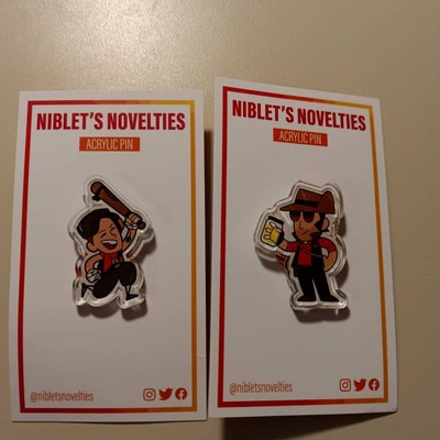 Team Fortress 2 RED Team Acrylic Pins - Etsy