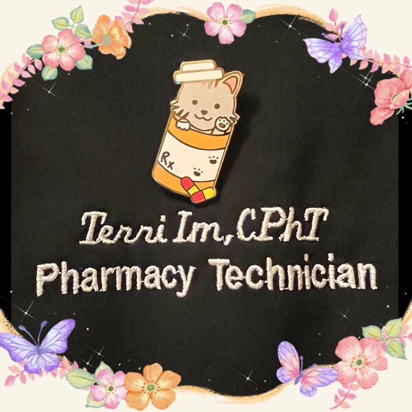 Pharmacy Captain Pill Enamel Pins Pharmacy Stickers Gifts and Decals - Etsy