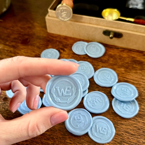 Custom Wax Seal Stamp Kit, 1200pcs Waxbeads Included, Personalised ...