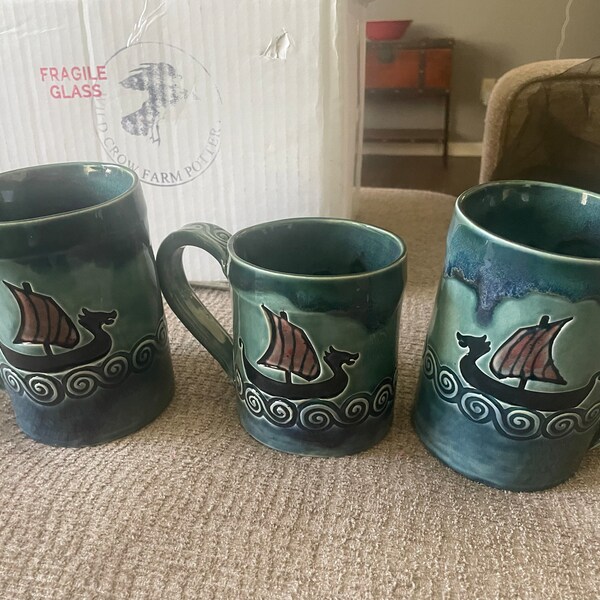 Ancient Tree of Life Under Swallow Migration Coffee Mug, Handmade ...