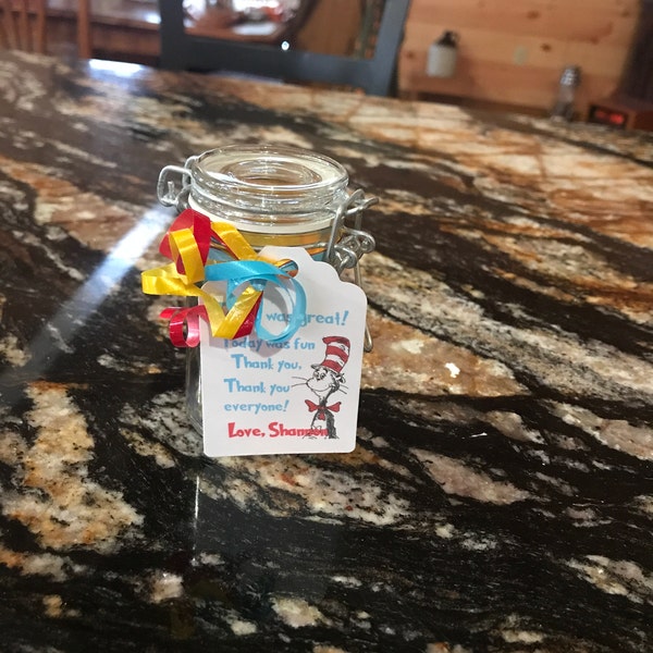 Dr Seuss Favor Tags, Baby Shower Tags, Thank You Tags, Favor Tags, Gift ...