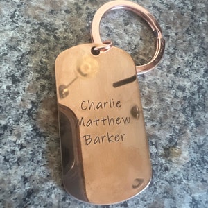 Custom Engraved Keychain, Personalized Stainless Steel Keychains ...