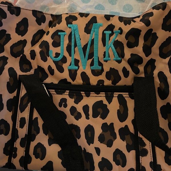 Girls Duffel Bag With Monogram, Personalized Duffel Bag, Monogram ...
