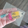Custom Teacher Pencil Keychain - Etsy