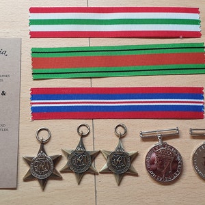 Replacement Military Medal MM Ribbon, Full Size Medal, Toye Kenning and ...