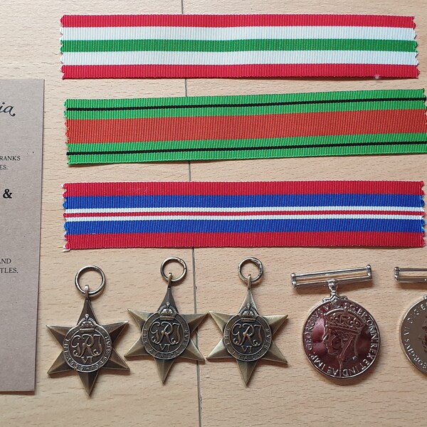 Replacement Military Medal (MM) Ribbon, Full Size Medal, Toye Kenning ...