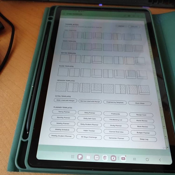 Language Learning Digital Planner, Hyperlinked Language Study Notebook ...