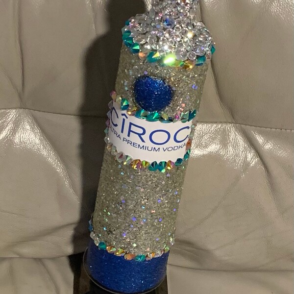 Small Handmade Table Top Torch gold Glitter Gazer Handcrafted Tiki ...