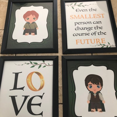 PRINTABLE LOTR Baby Shower Games, Lord of the Rings Baby Shower, Lord ...