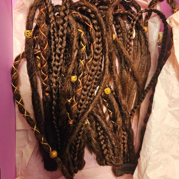 Boho Festival Rave Dreads Dreadlocks Braids Clip-in - Etsy
