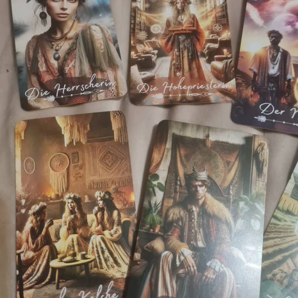 Baralho de cartas Boho Wisdom Oracle, 78 cartas, frete grátis, baralho ...