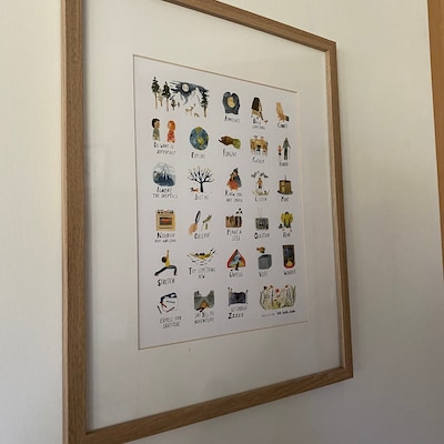 Abcs of Life Print, ABC Art Poster, Alphabet Print, Wall Art, Baby ...