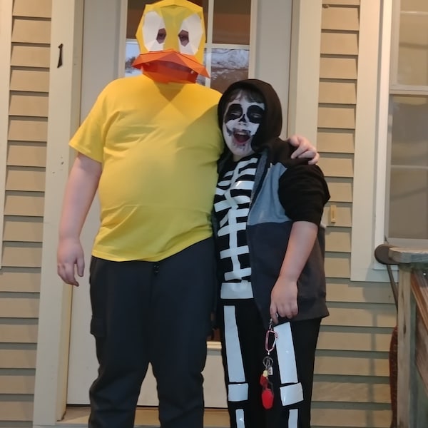 Rubber Duck Mask Papercraft Pattern | Cartoon Mask | Printable Mask ...